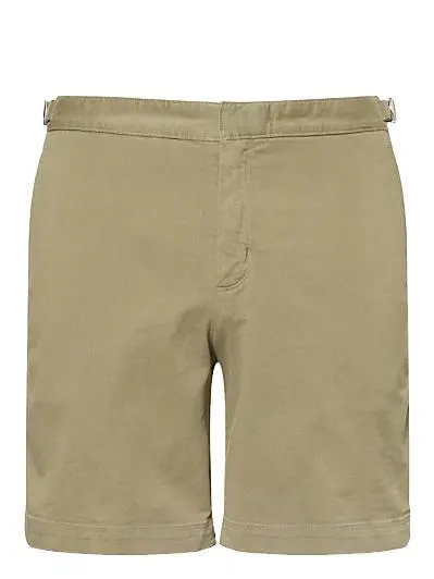 Orlebar Brown Bulldog Stretch-cotton Shorts - Herbal Green