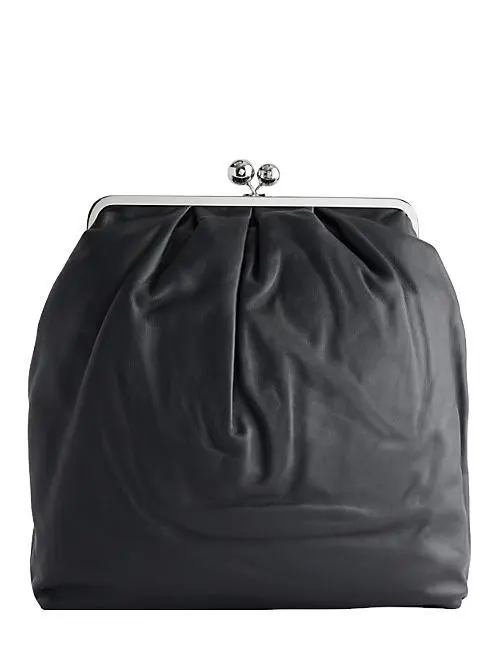 Max Mara Leather Backpack - Black