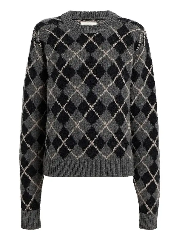Khaite Pratt Pullover Sweater - Stone Multi