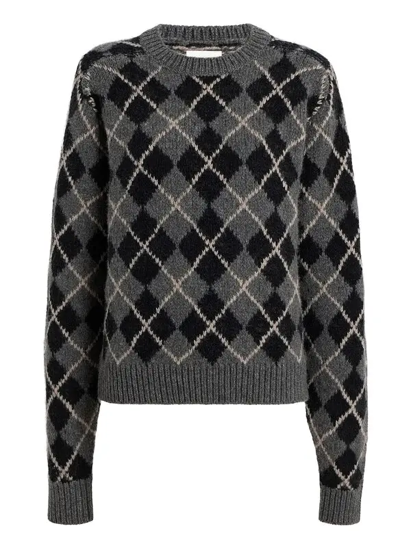 Khaite Pratt Cashmere Pullover - Stone Multi