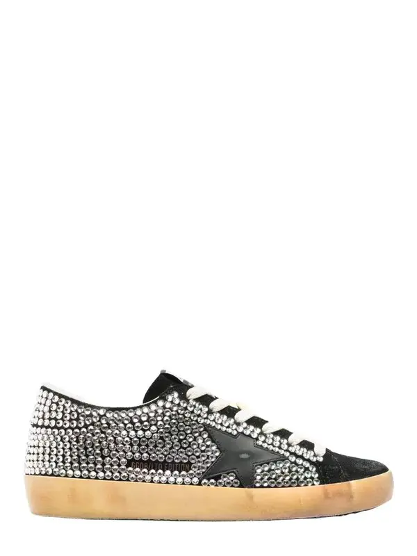 GOLDEN GOOSE Super-star Low Top Sneakers - Black