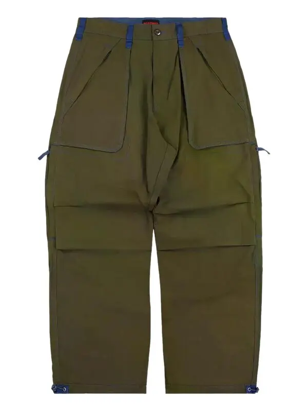 PLEASURES Pleated Public Trousers - Green