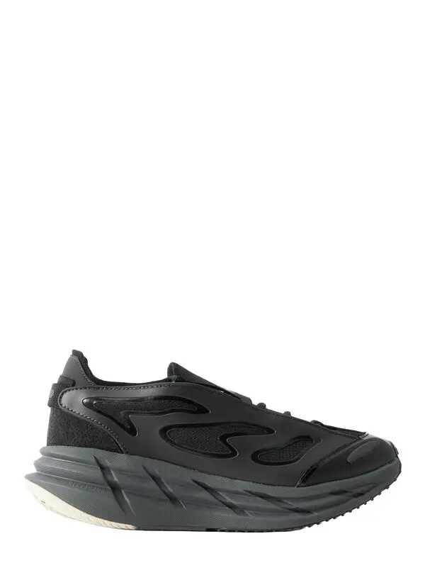 Adidas By Stella McCartney Adistar Mesh And Shell Sneakers - Black
