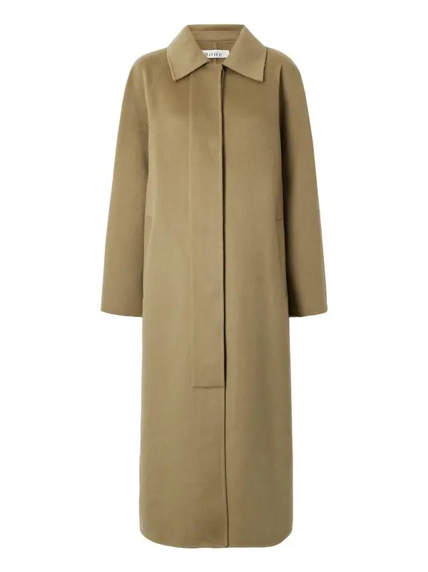 RÓHE Leandra Cashmere-blend Coat - Brown