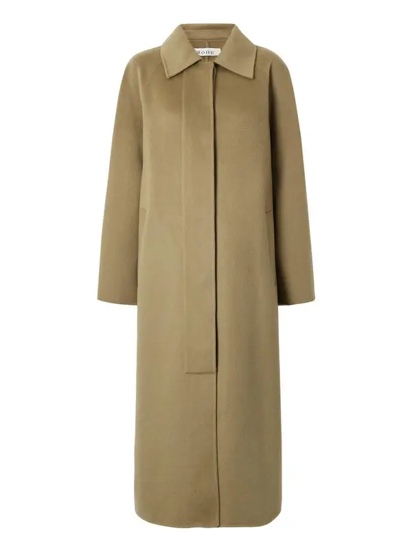 RÓHE Leandra Cashmere-blend Coat - Brown
