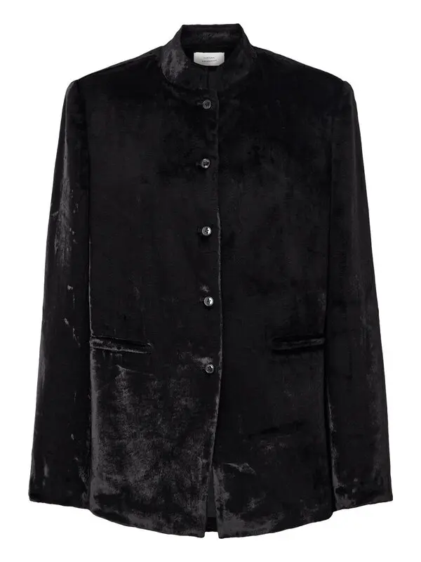Loulou De Saison Lara Velvet Blazer - Black
