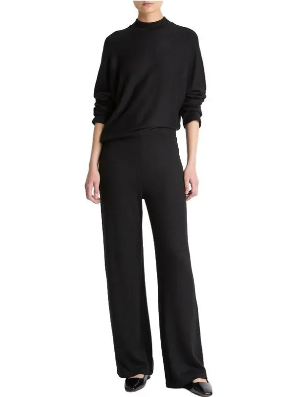 Vince Cozy Wide-leg Pant - Black