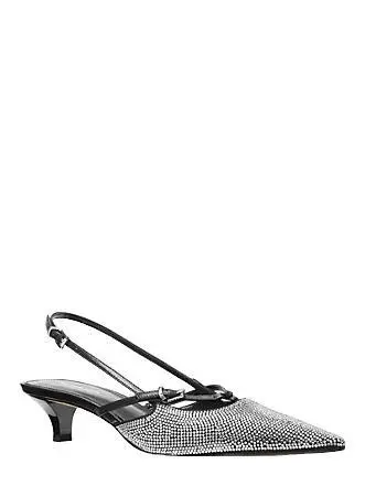 Michael Kors Selina Embellished Slingback Pump - Black