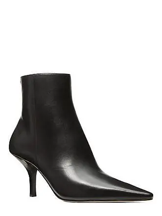 Michael Kors Selina Leather Ankle Boot - Black