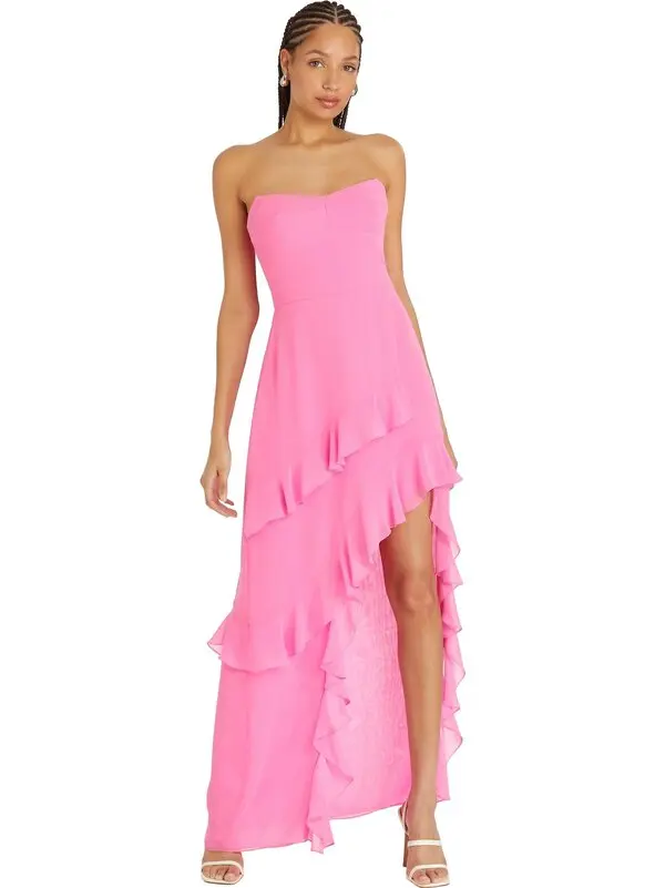 Amanda Uprichard Magnolia Maxi Dress - Aster