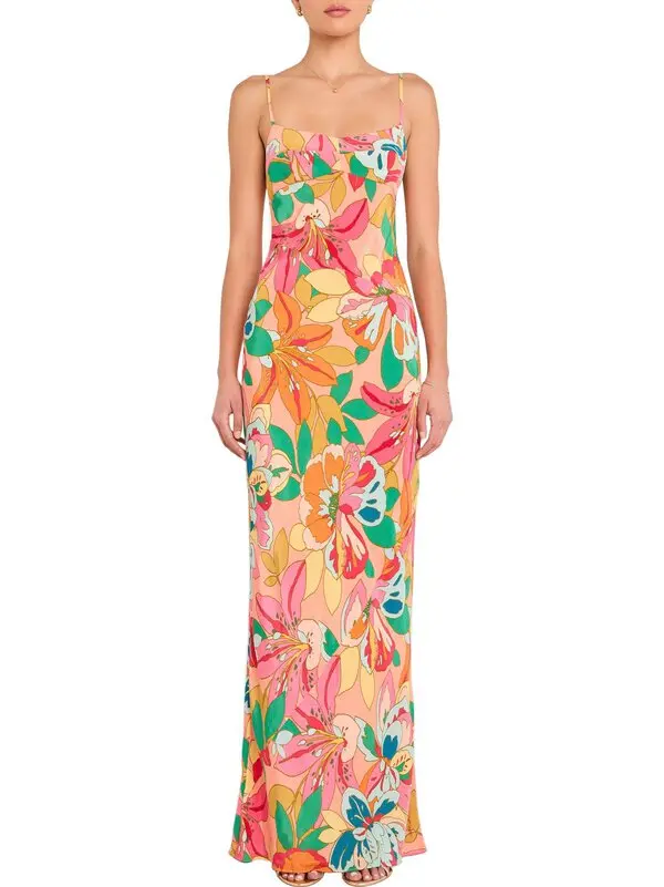 Amanda Uprichard Janeiro Floral Print Maxi Dress - Botanico