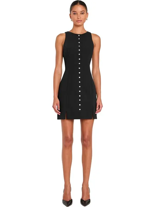 Amanda Uprichard Oliviera Mini Dress - Black