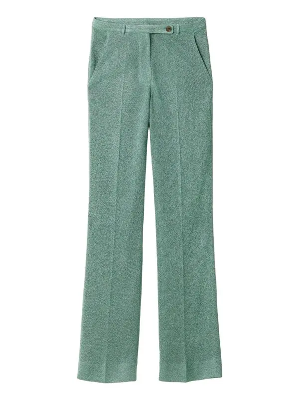 Miu Miu Lurex Pants - Lawn Green