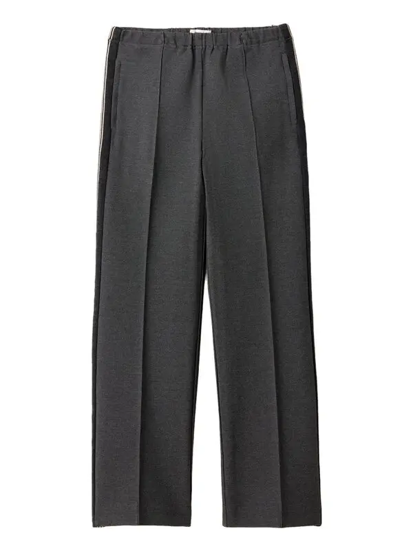 Miu Miu Stitch Knit Fabric Pants - Anthracite Gray