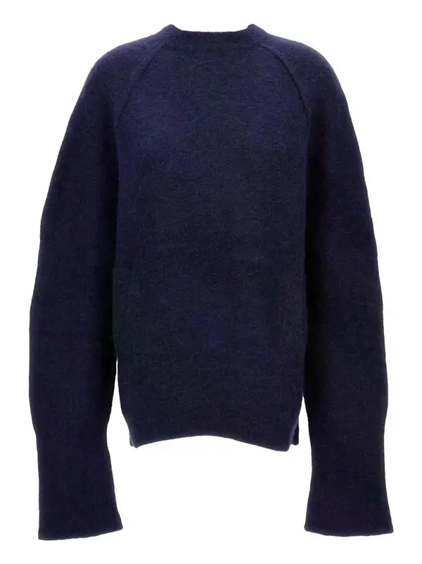 MAISON JEJIA Crew-neck Sweater - Blue