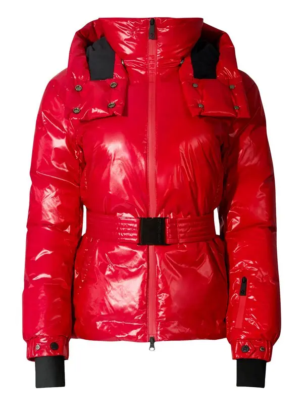 Perfect Moment Candice Down Parka Jacket - Red