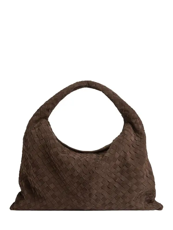 Bottega Veneta Large Hop Bag - Brown
