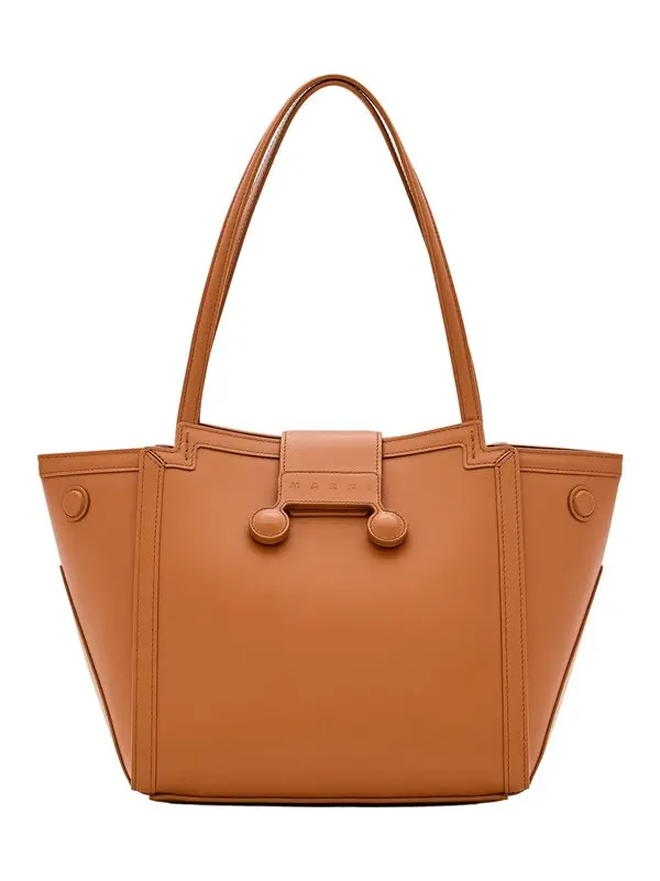 Marni Riviera Mini Tote - Brown