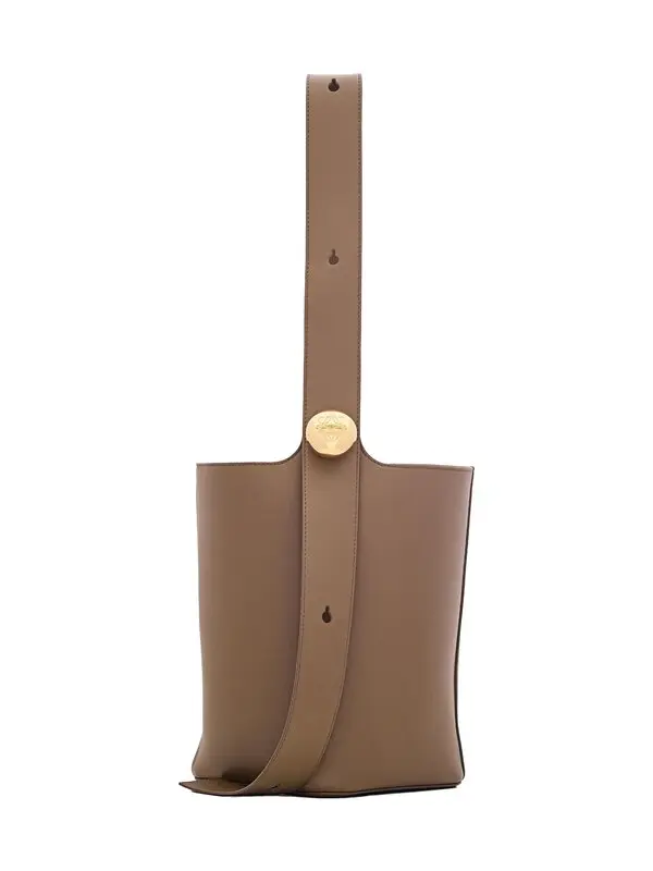 Loewe Medium Pebble Leather Bucket Bag - Brown