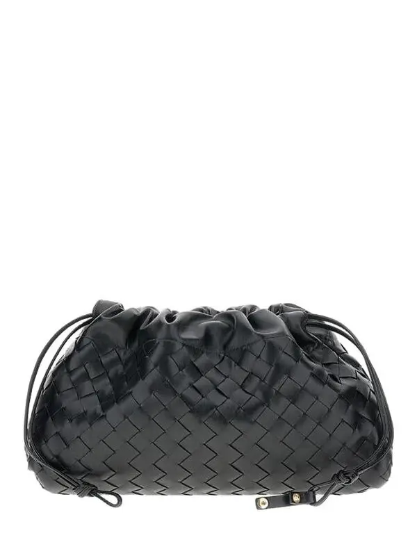 Bottega Veneta Dustbag Pouch With Chain - Black