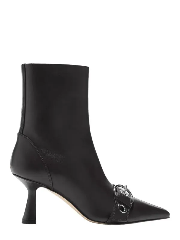 AeydĒ Halima Nappa Ankle Boot - Black