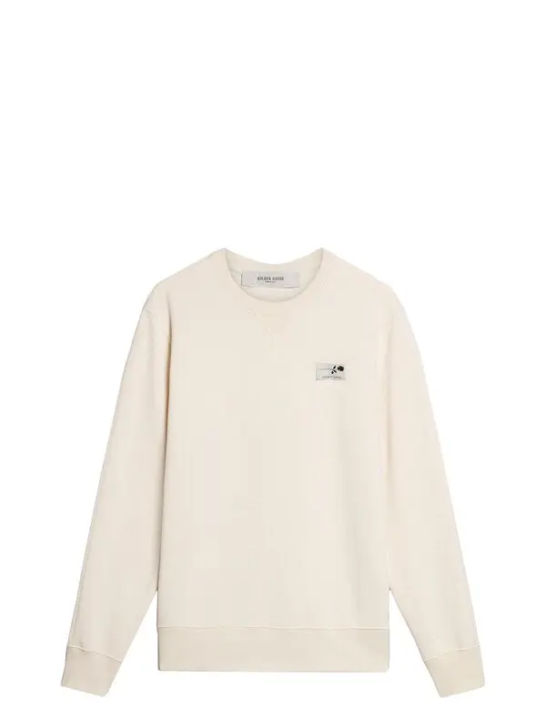 GOLDEN GOOSE Crewneck Sweatshirt - White