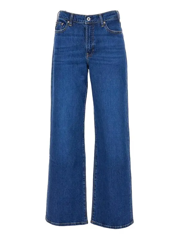 Ag Wide Leg Jeans - Blue