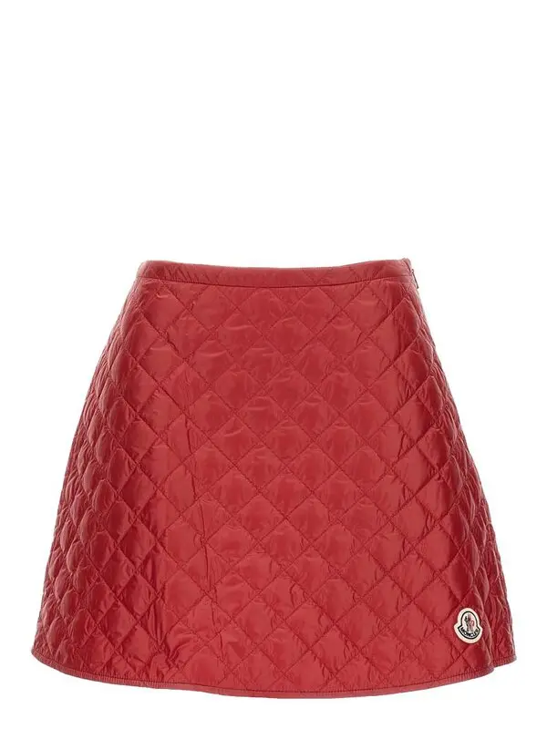Moncler Flared Skirt - Red