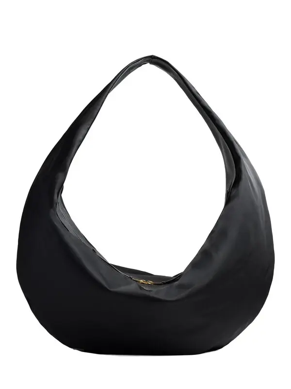 Khaite Olivia Sport Xl Hobo - Black
