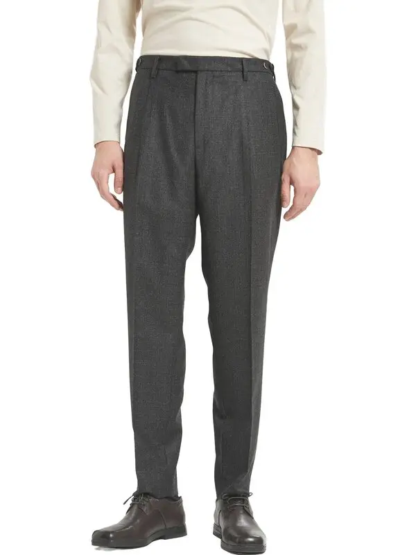 Barena Venezia Classic Wool Trousers - Grey