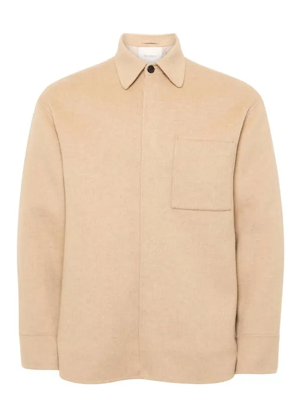JW Anderson Oversized Shirt Jacket - Beige