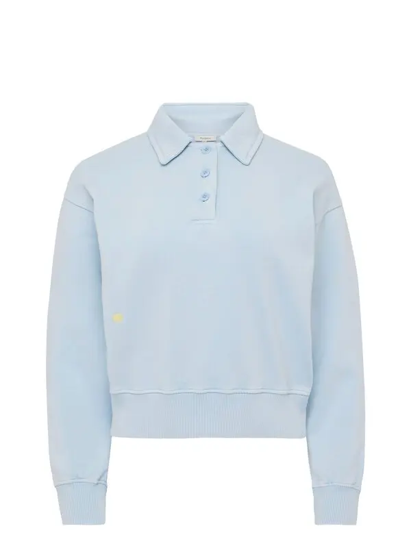 JW Anderson Polo Sweatshirt - Sky Blue