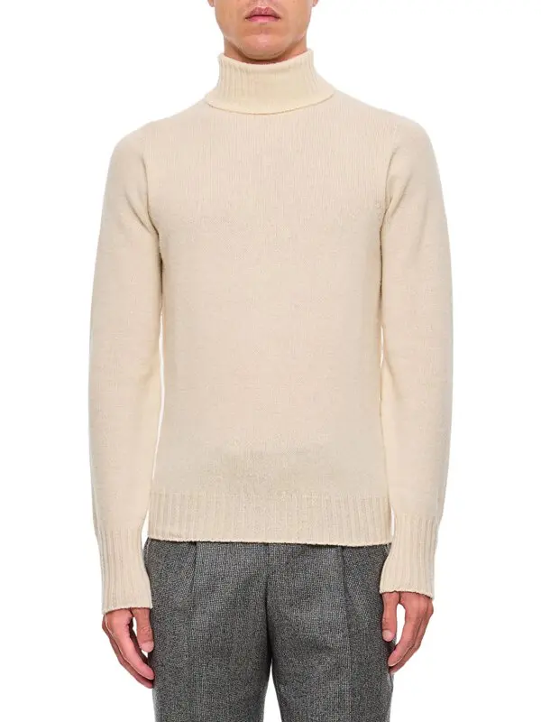 DRUMOHR Turtleneck Sweater - Beige