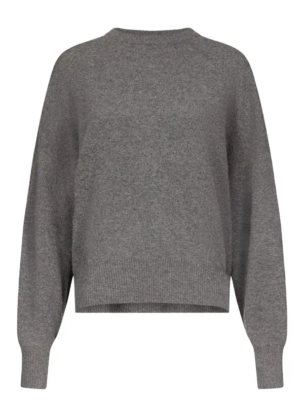 Loulou De Saison Crew Neck Long Sleeve Sweater - Grey