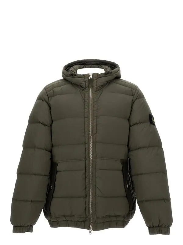 Stone Island Padded Down Jacket - Green
