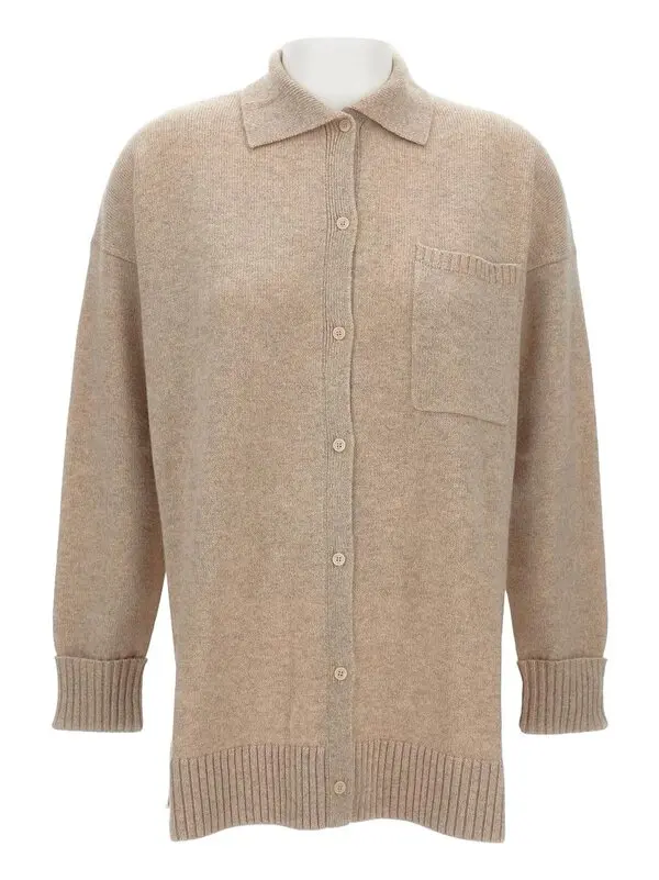 Max Mara Pure Cashmere Shirt - Beige