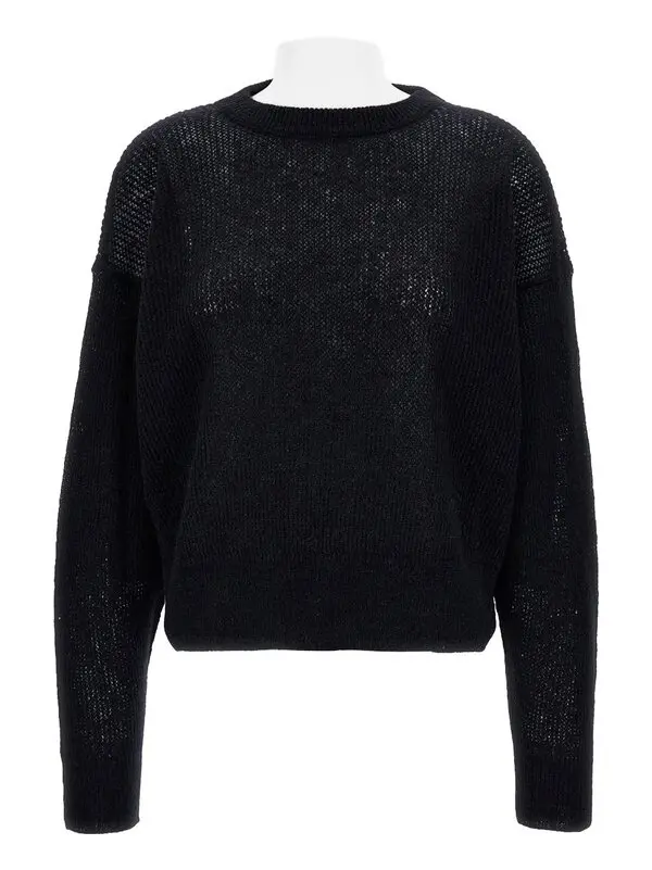 HAIKURE Balir Openwork Knit Sweater - Black