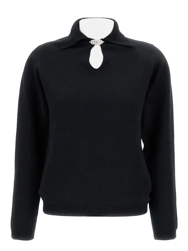 BARRIE Knit Top - Black