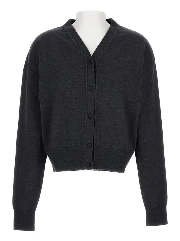 Jacquemus Wool Cardigan - Grey
