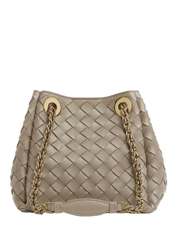 Bottega Veneta Parachute Small Shoulder Bag - Grey