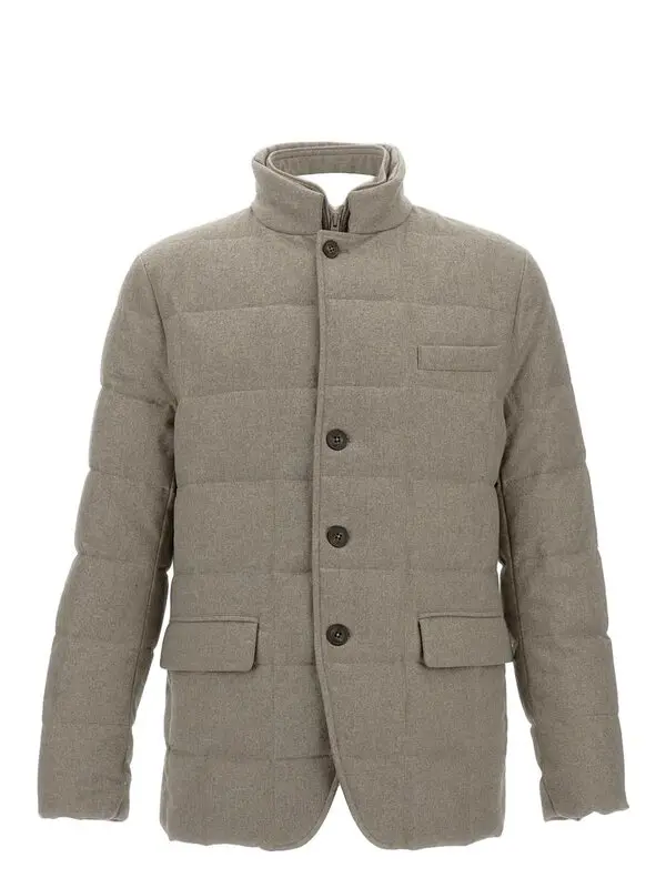 FAY Padded Jacket - Beige