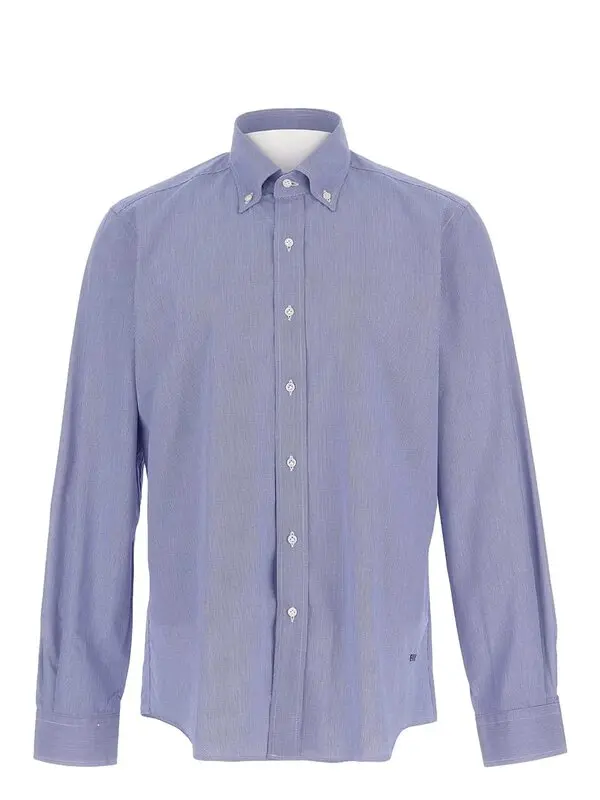 FAY Button Down Shirt - Blue