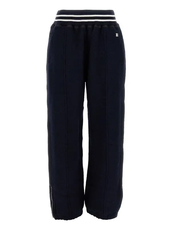 WALES BONNER October Wool Trousers - Blue