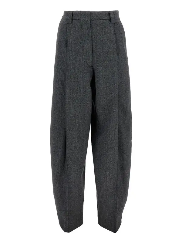 THELATEST Wool Blend Trousers - Grey