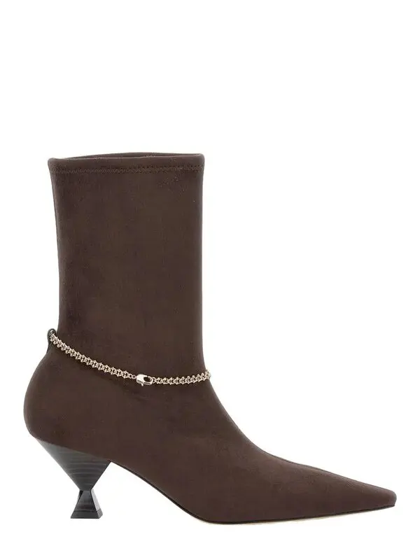 MARIA LUCA Nausica Stretch Boot - Brown