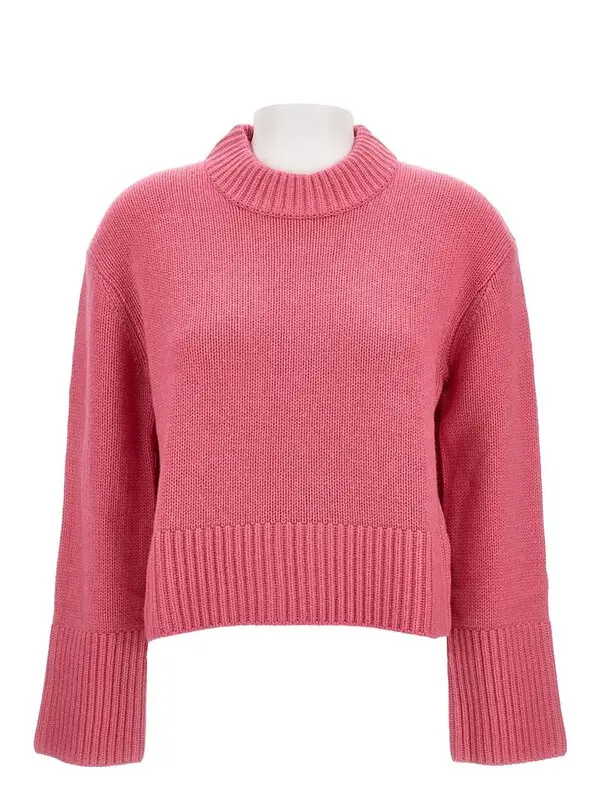 LISA YANG Long-sleeve Turtleneck Sweater - Rose