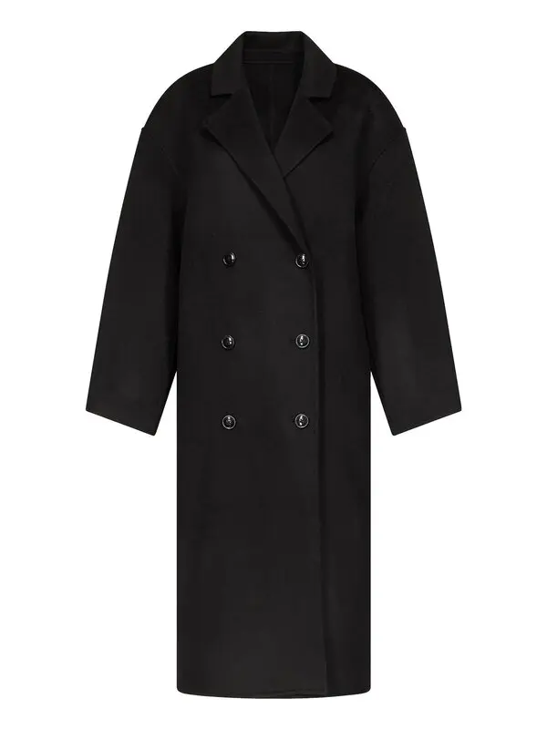 Loulou De Saison Borneo Lds Coat - Black