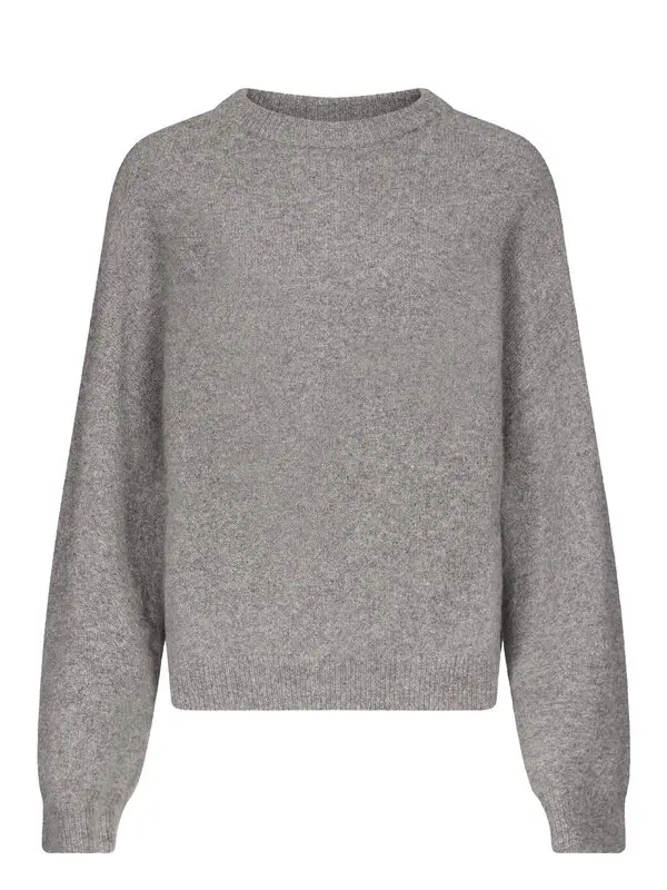 Loulou De Saison Tristan Loose Fit Sweater - Grey