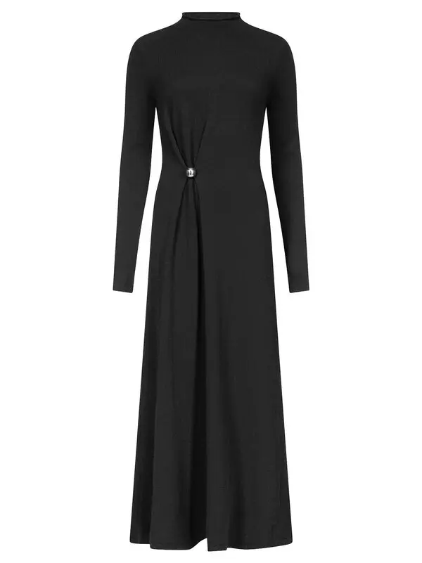 Loulou De Saison Lucero Knit Dress - Nero