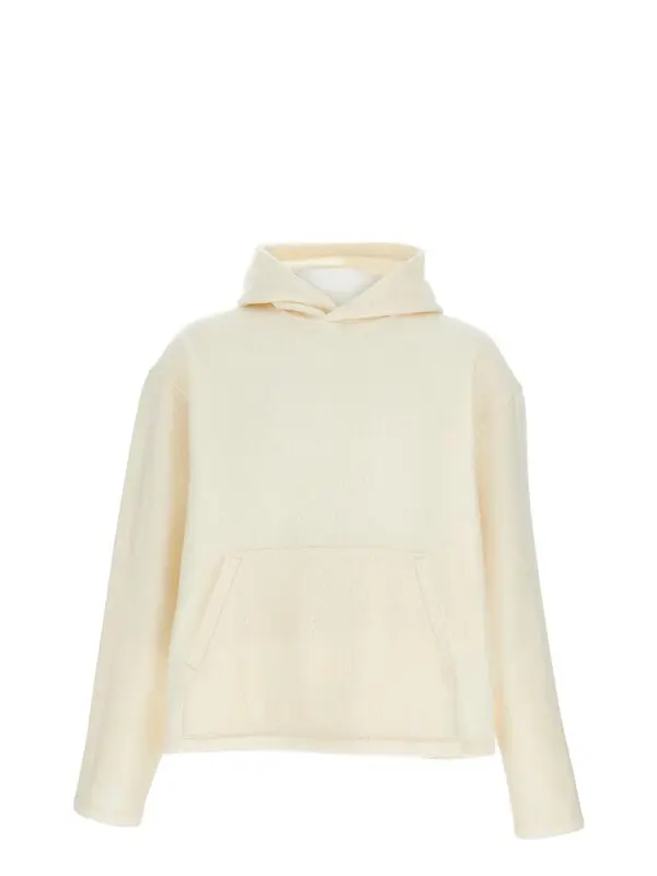 RIER Wool Hoodie - White